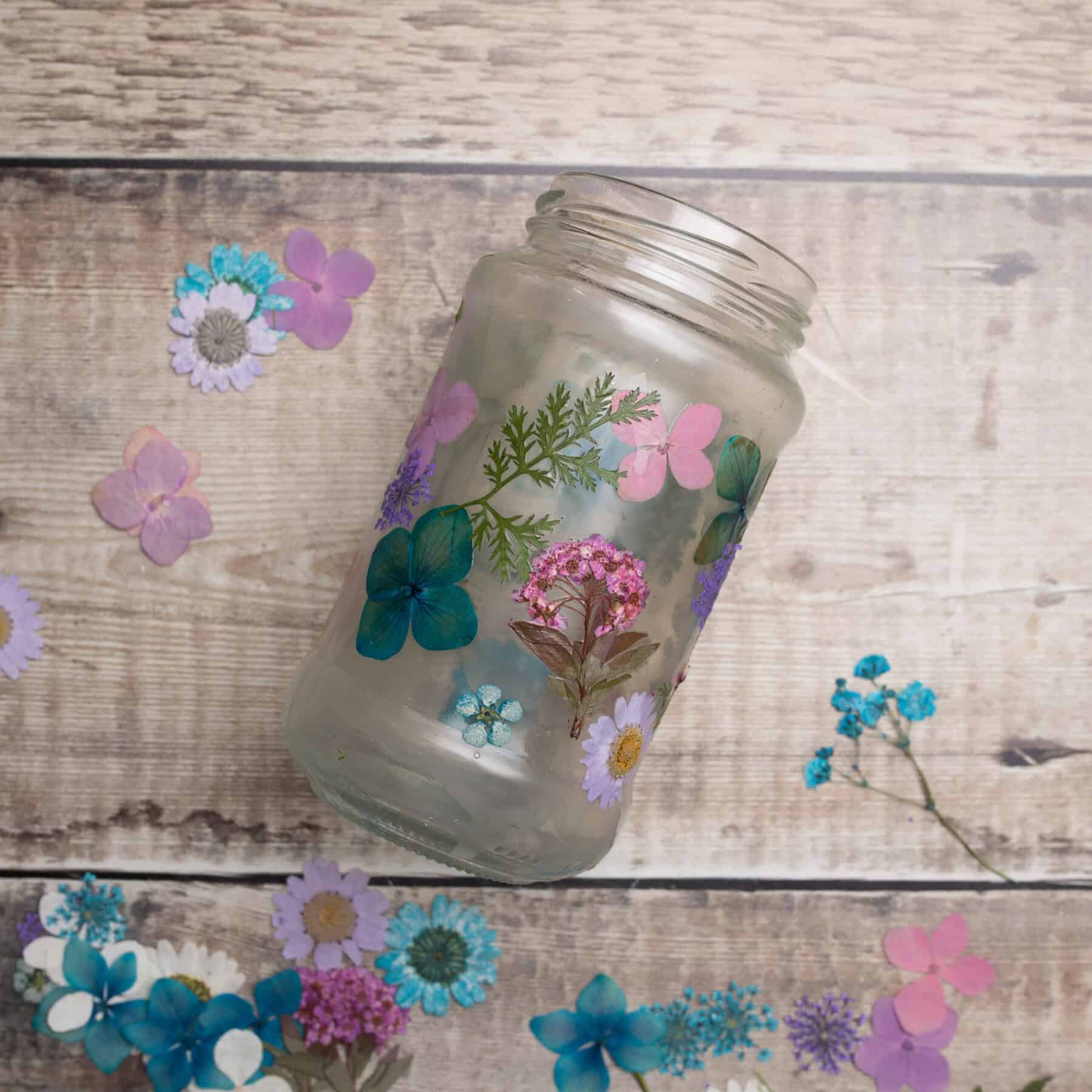 Pressed flower jars - Sense