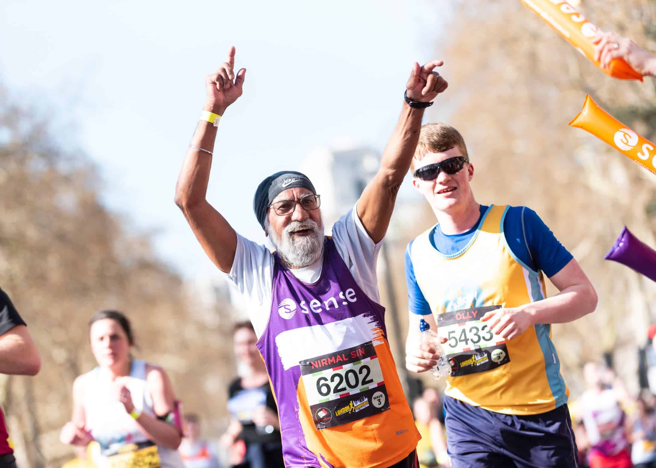 I run marathons for Sense – meeting one young man drove home why - Sense